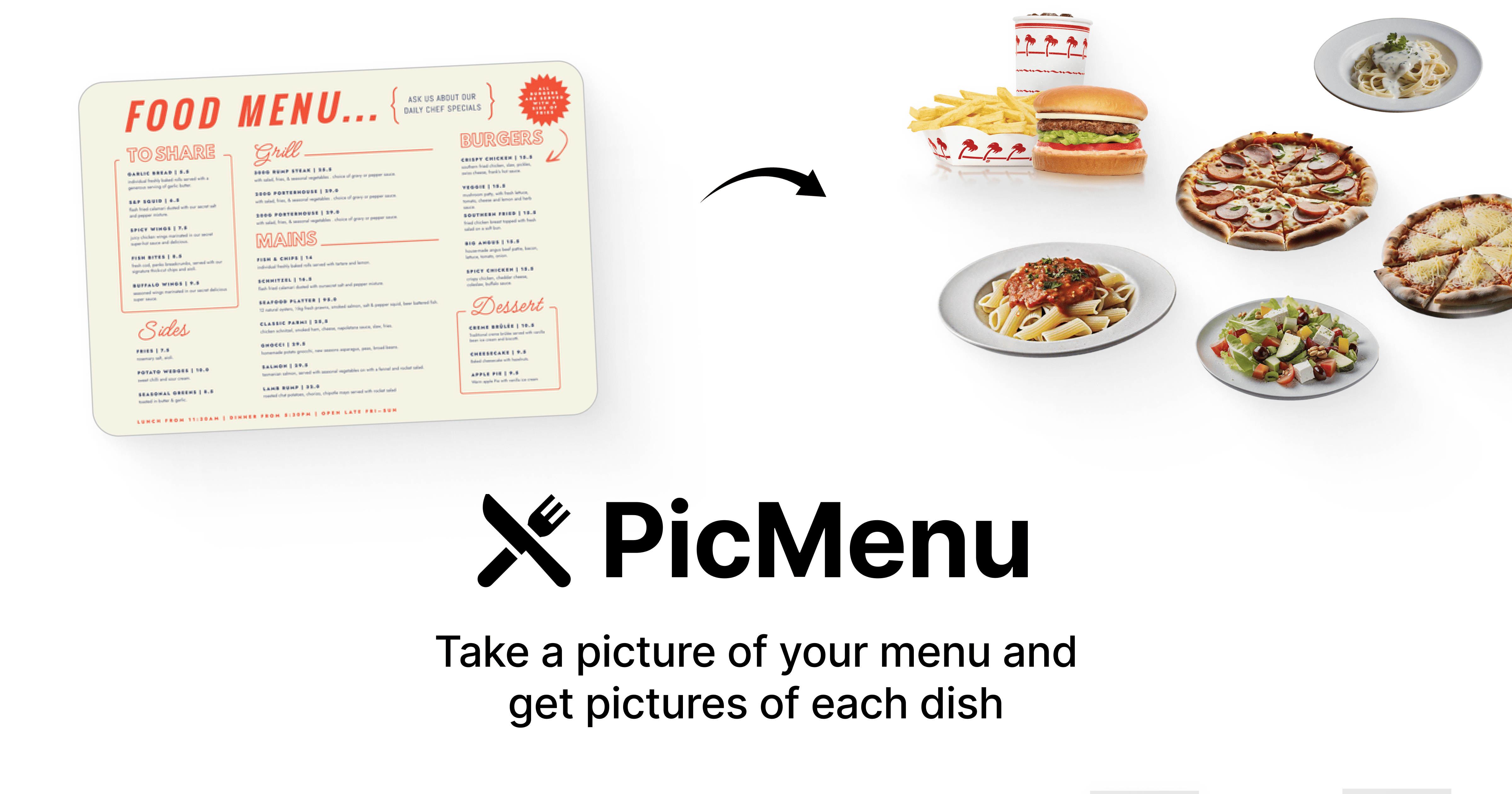 PicMenu – Visualize your menu items with nice images